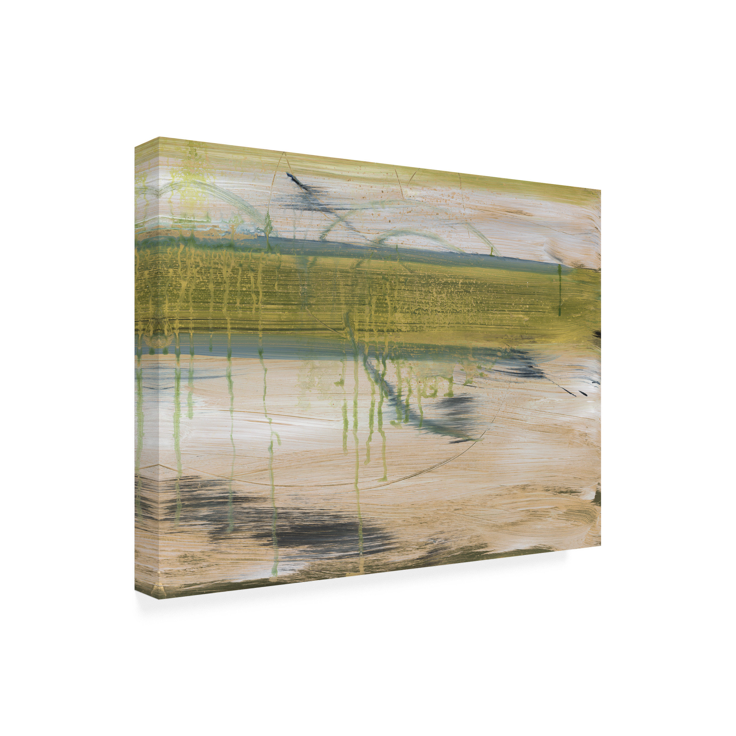 Wrought Studio™ Aquatic Reflections I by Joyce Combs - Unframed Print on Canvas | Wayfair